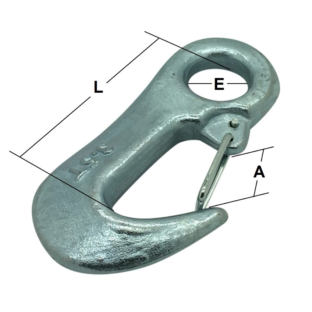 Zinc Plated Winch Hook - Deacon Wire Rope